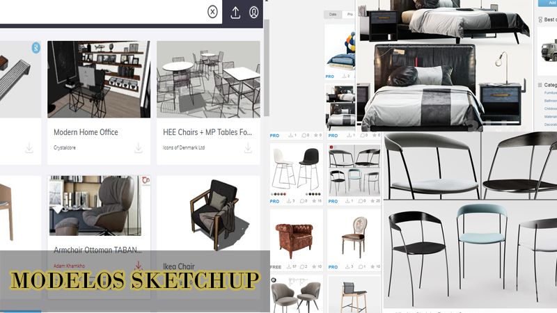 Modelos SketchUp 2018 gratis - Las mejores paginas de modelado